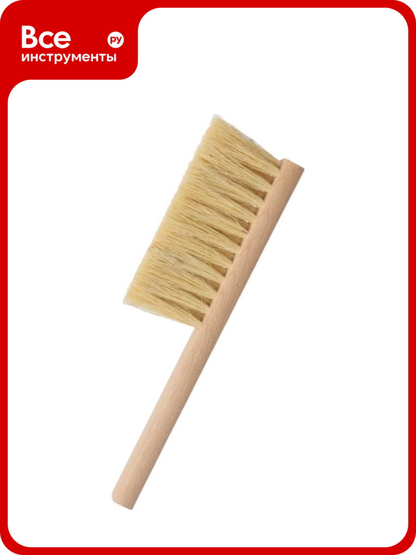 Двурядная техническая щетка-сметка YOZHIK натуральное волокно тампико Y/СТ/399