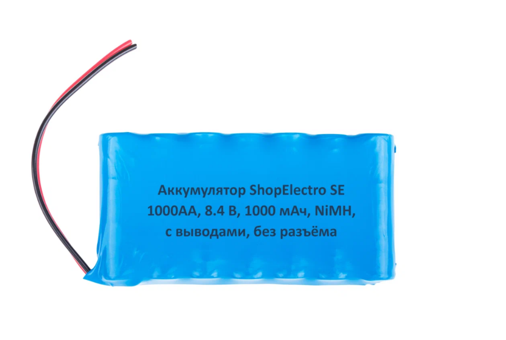 Аккумулятор ShopElectro SE1000АА, 8.4 В, 1000 мАч/ 8.4 V, 1000 mAh, NiMH, с выводами, без разъёма