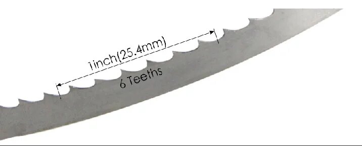 1 шт. полотно ленточной пилы 2240 мм биметаллические полотна ленточной пилы 2240 6,35 мм 6T 10T 6TPI