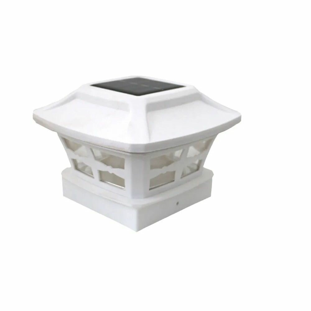 Солнечные фонари для наружных столбов дюймовых деревянных теплый белый