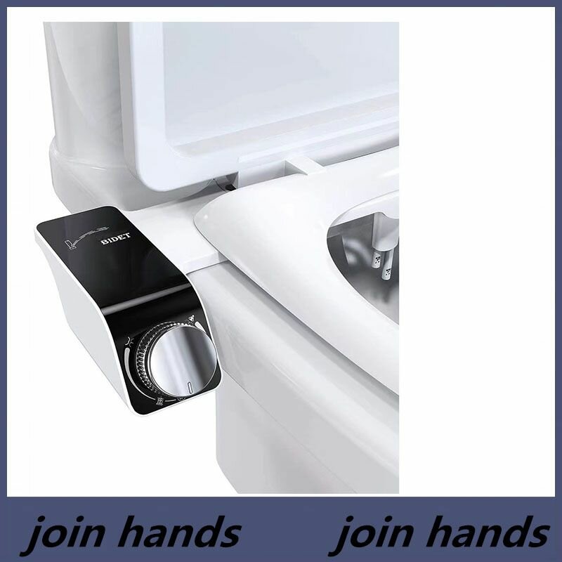 Биде приставка / накладка для унитаза механическая , функция биде / холодная и горячая вода
