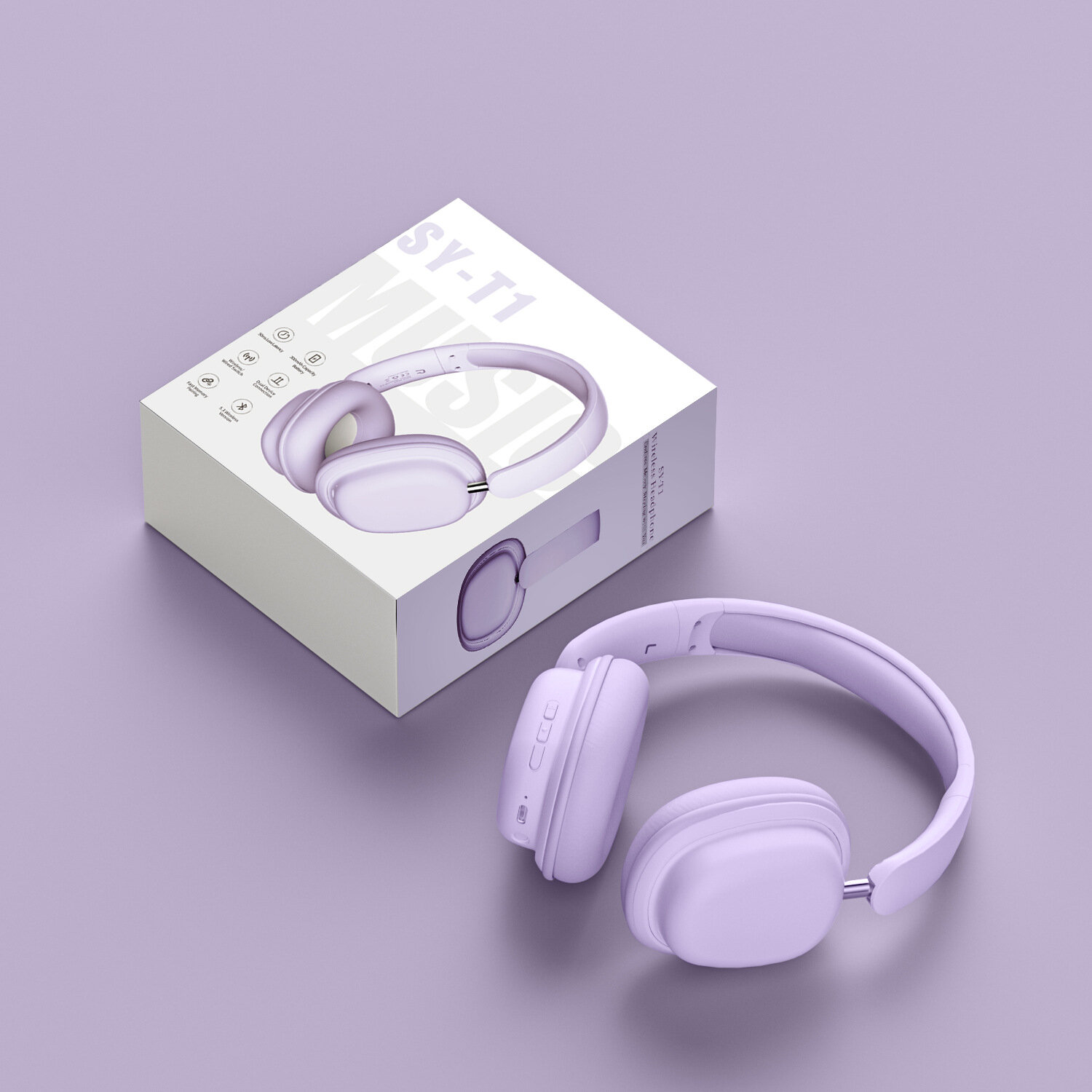 Кросс-бордерная Bluetooth музыкальная гарнитура, новые беспроводные наушники с большим аккумулятором, спортивные наушники для телефона, универсальные