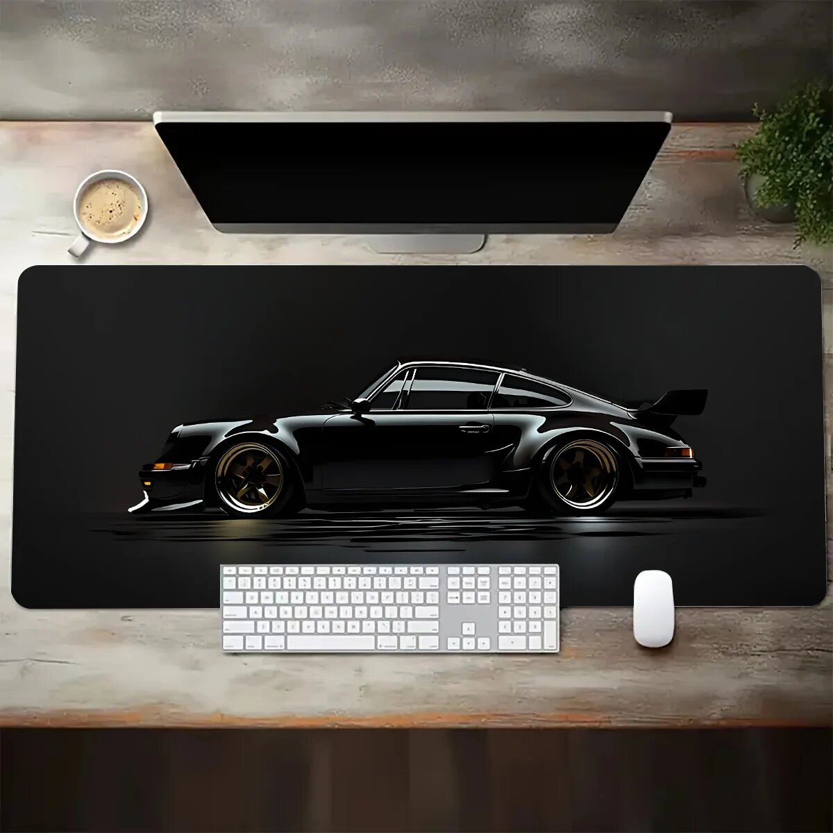 Коврик для мыши Porsche 930 черный 500x1000x3MM