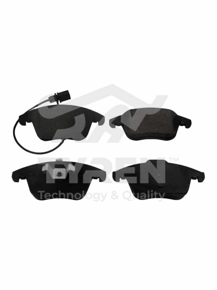 Колодки тормозные дисковые передние для а/м AUDI A4, А5, TYREN TYR1219931