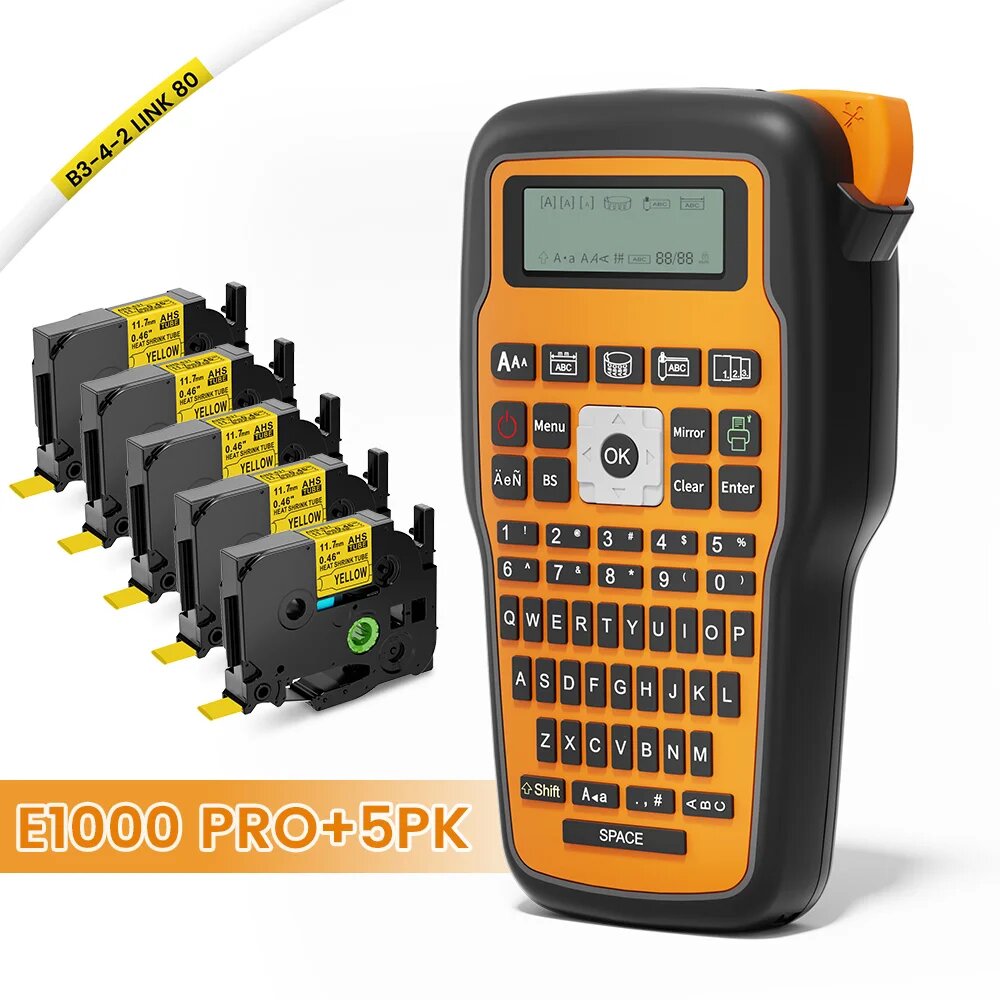 Портативный принтер этикеток MarkDomain E1000 PRO, OG-E1000P-HSE631-5