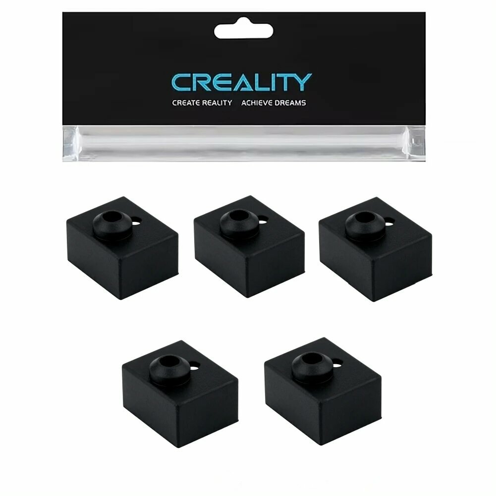 Силиконовый носок нагревателя экструдера Creality Sprite, силиконовый чехол нагревательного блока для 3D-принтера Ender 3 S1/3 S1 Pro/CR10 Smart Pro