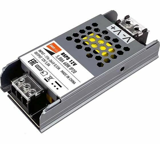 Блок питания 12В 60Вт IP20 Jazzway