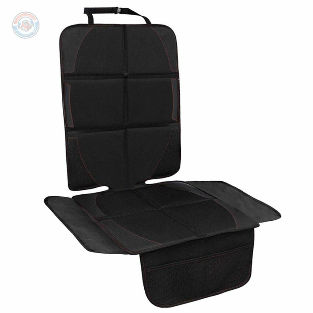 Универсальный защитный коврик для детского автокресла, водонепроницаемый антискользящий чехол с тройной амортизацией и карманом для хранения
