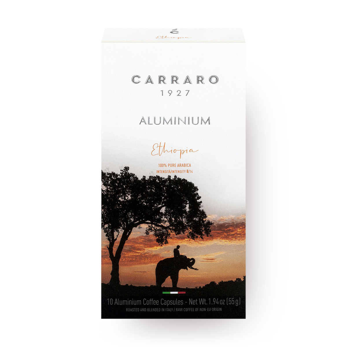 Кофе в капсулах Italco Carraro Aluminium Ethiopia, арабика, 10 шт