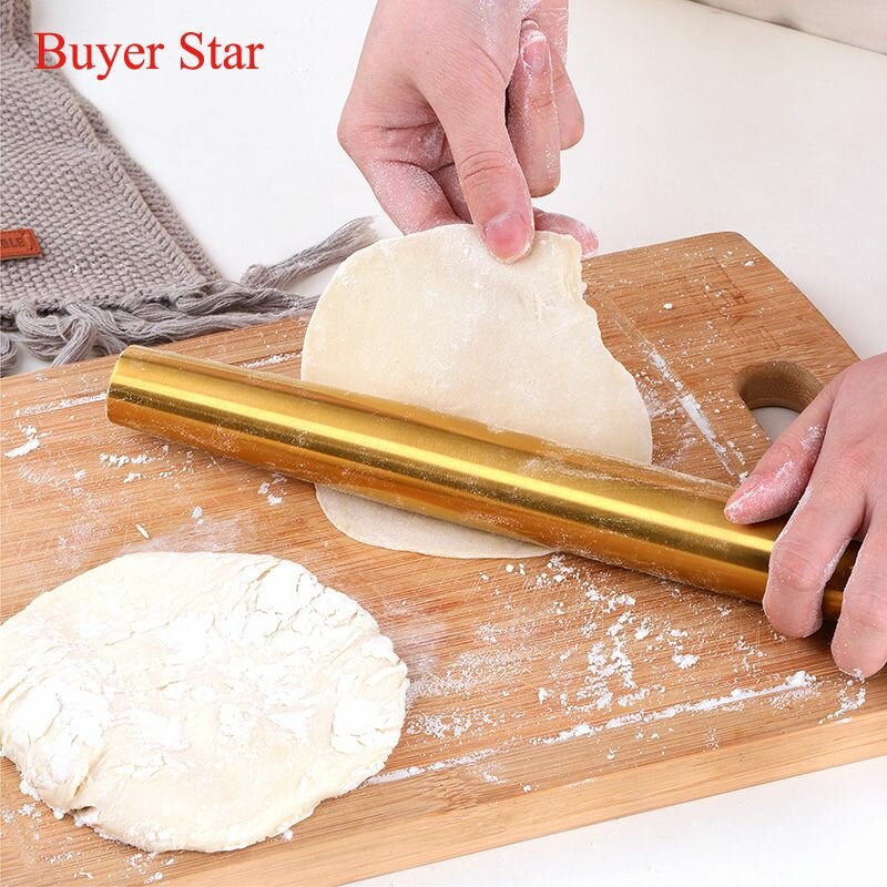 BUYER STAR Скалка Нержавеющая сталь, 33 см