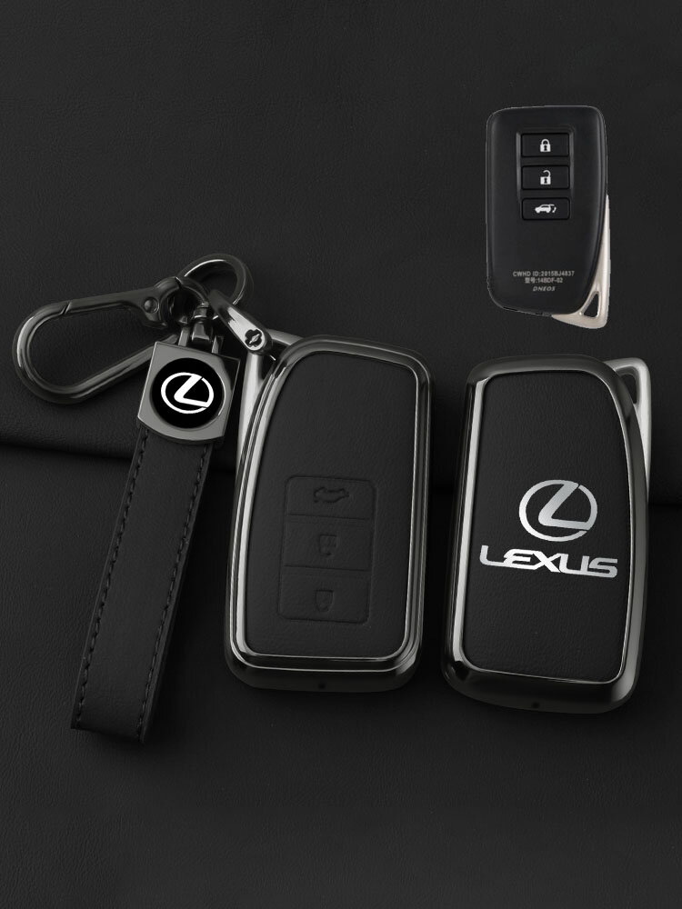 Чехол для ключа Лексус Lexus NX GS RX IS ES GX LX RC 200 250 350 LS 450H 300H,3 кнопки, ZH