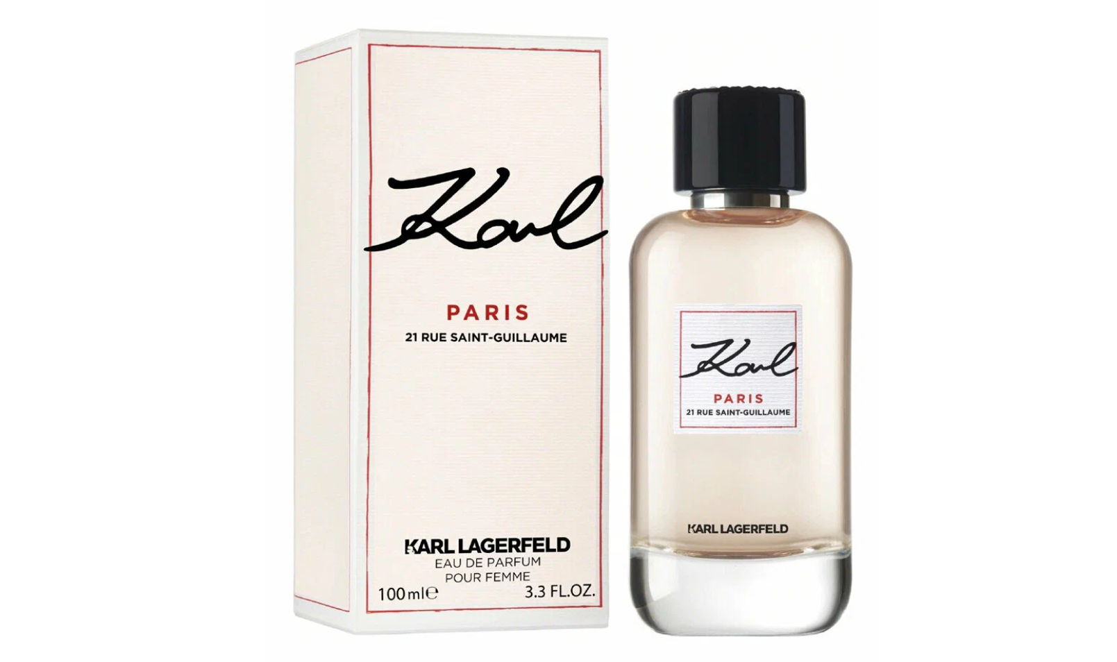 Парфюмерная вода Karl Lagerfeld Karl Paris 21 Rue Saint-Guillaume 100 мл, шипровая, фруктовая