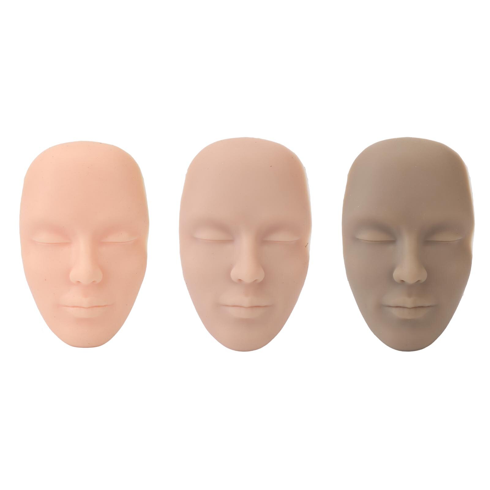 3 шт. силиконовые насадки для татуировок 5D, реалистичные, полуперманентные, для микроблейдинга, для обучения макияжу и татуировке на лице