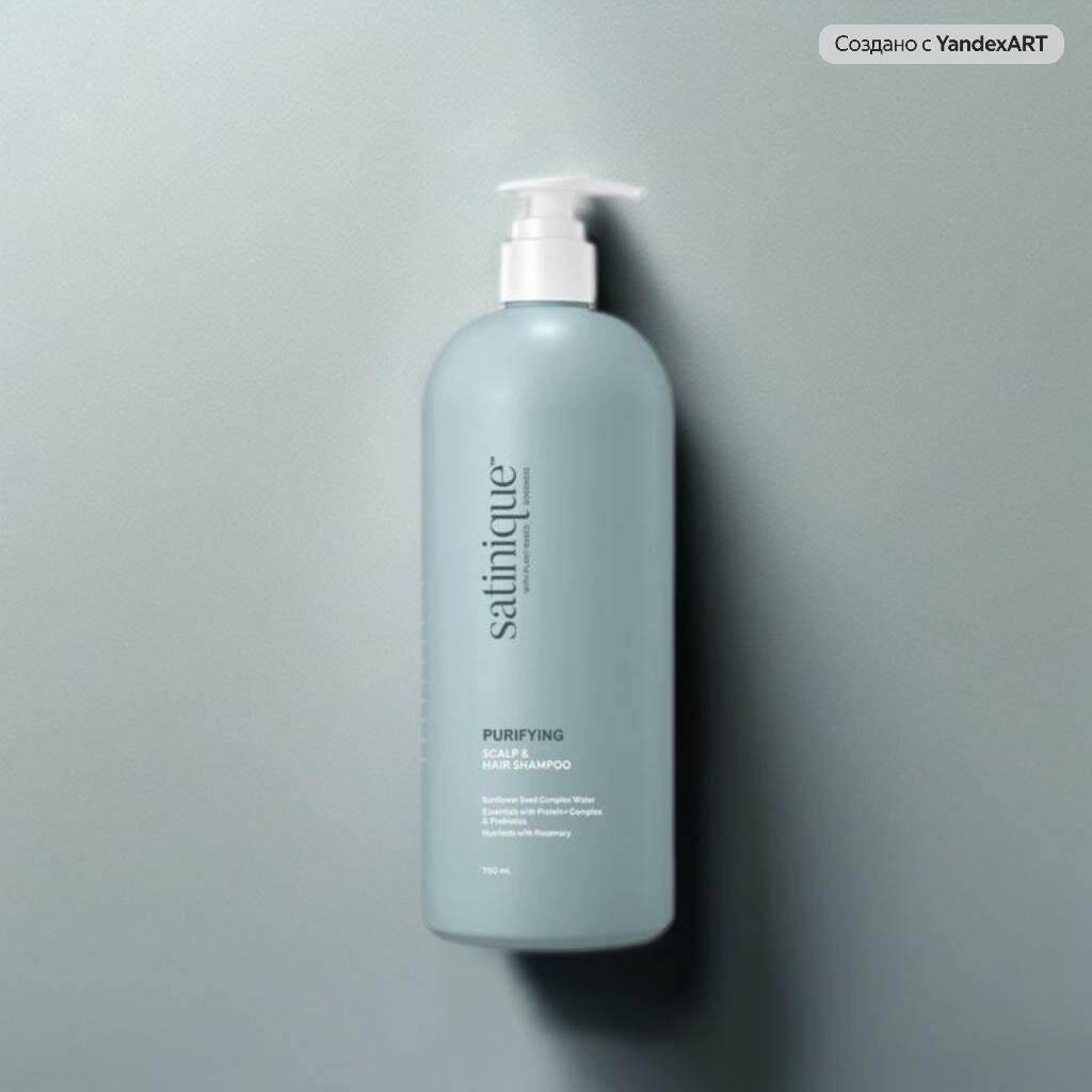 Satinique™ Очищающий шампунь для волос и кожи головы, 750 мл