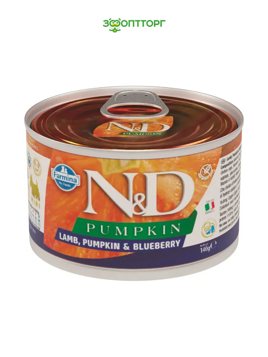 Влажный корм Farmina "N&D Pumpkin", для взрослых собак, мелких пород