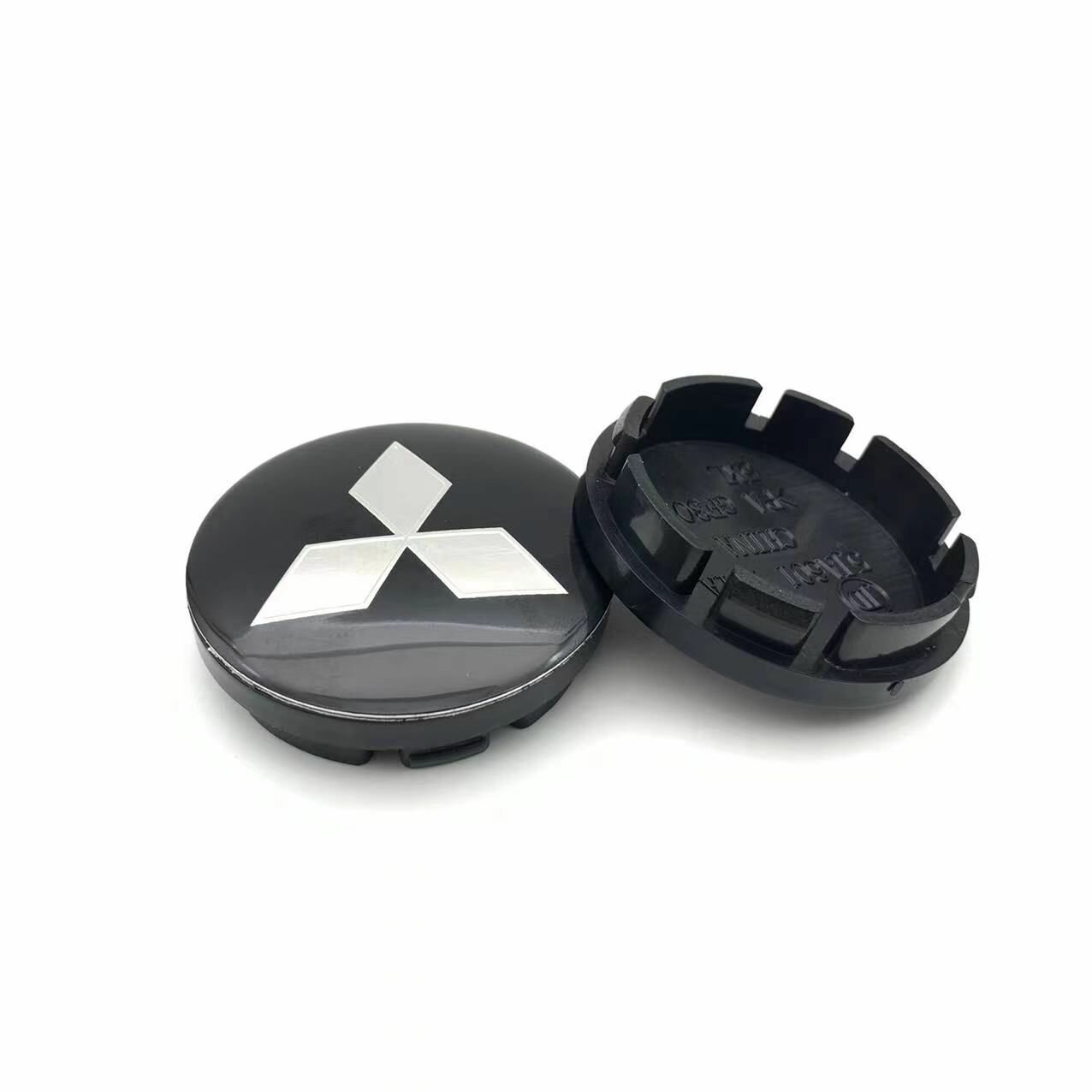 Колпачки заглушки на литые диски Mitsubishi/Митсубиси 56/51/7.5 мм, комплект 4 шт.