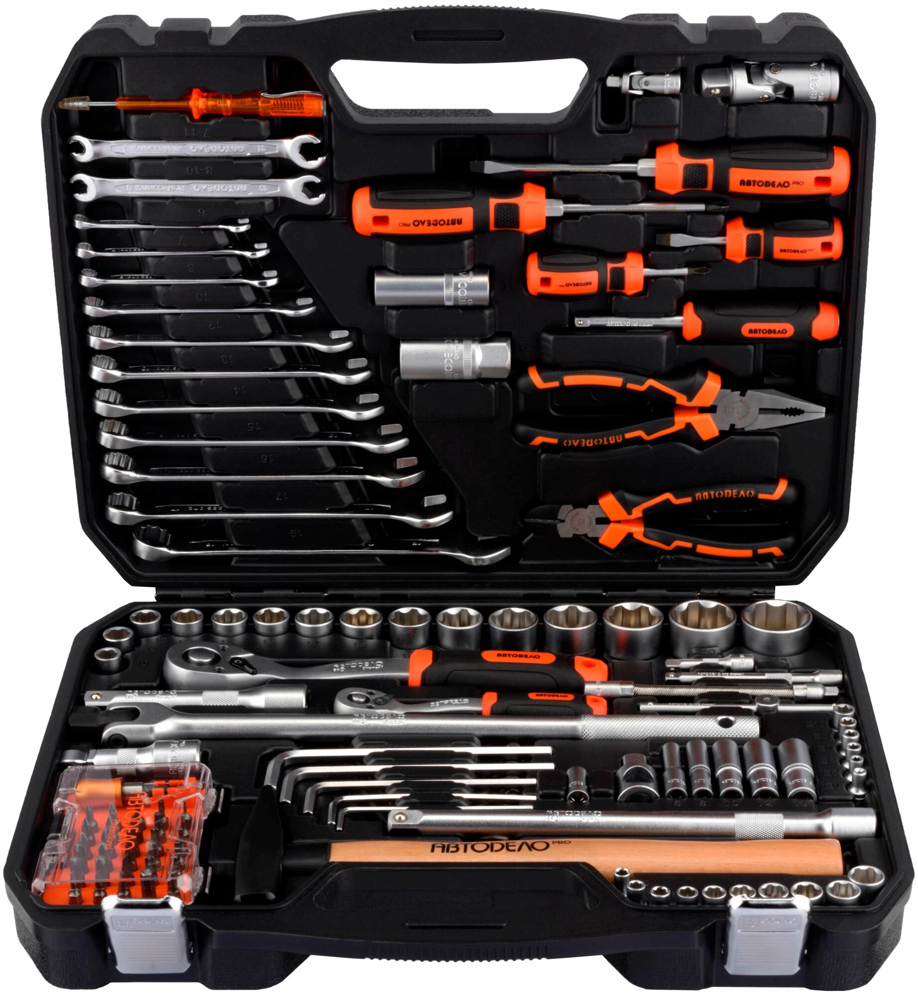 Набор инструмента для автомобиля в чемодане 110 предметов 39807 Автодело АвтоDело