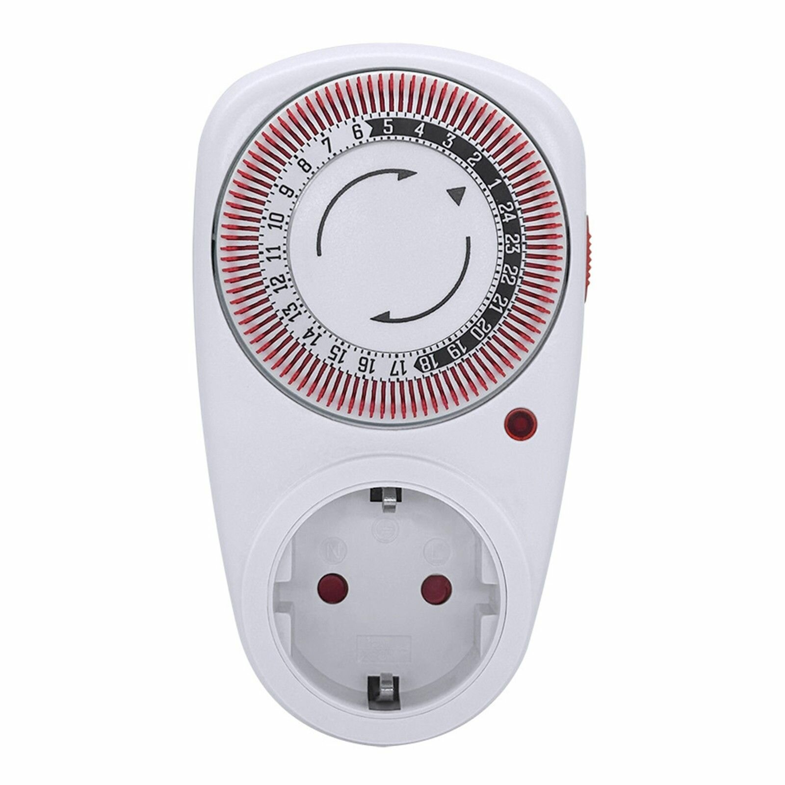 Механический таймер для использования в помещении с 24-часовой программой на 15 минут 16A / 3680W