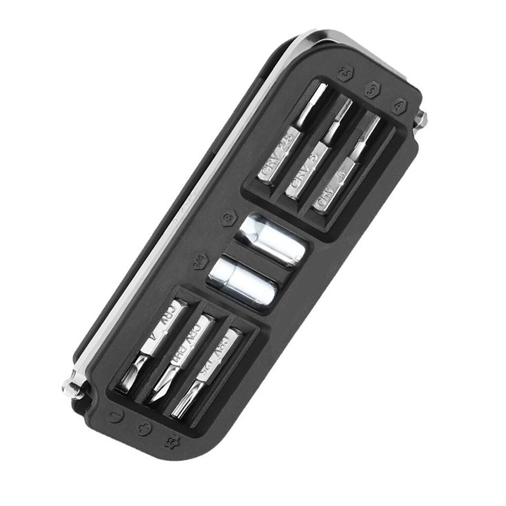 Велосипеды 10 в 1 Мультиинструментальный Стальной Велосипедный Комбинированный Инструмент Для Технического Обслуживания Многофункциональный Шестигранный Ключ Бит Набор Торцевых Инструментов