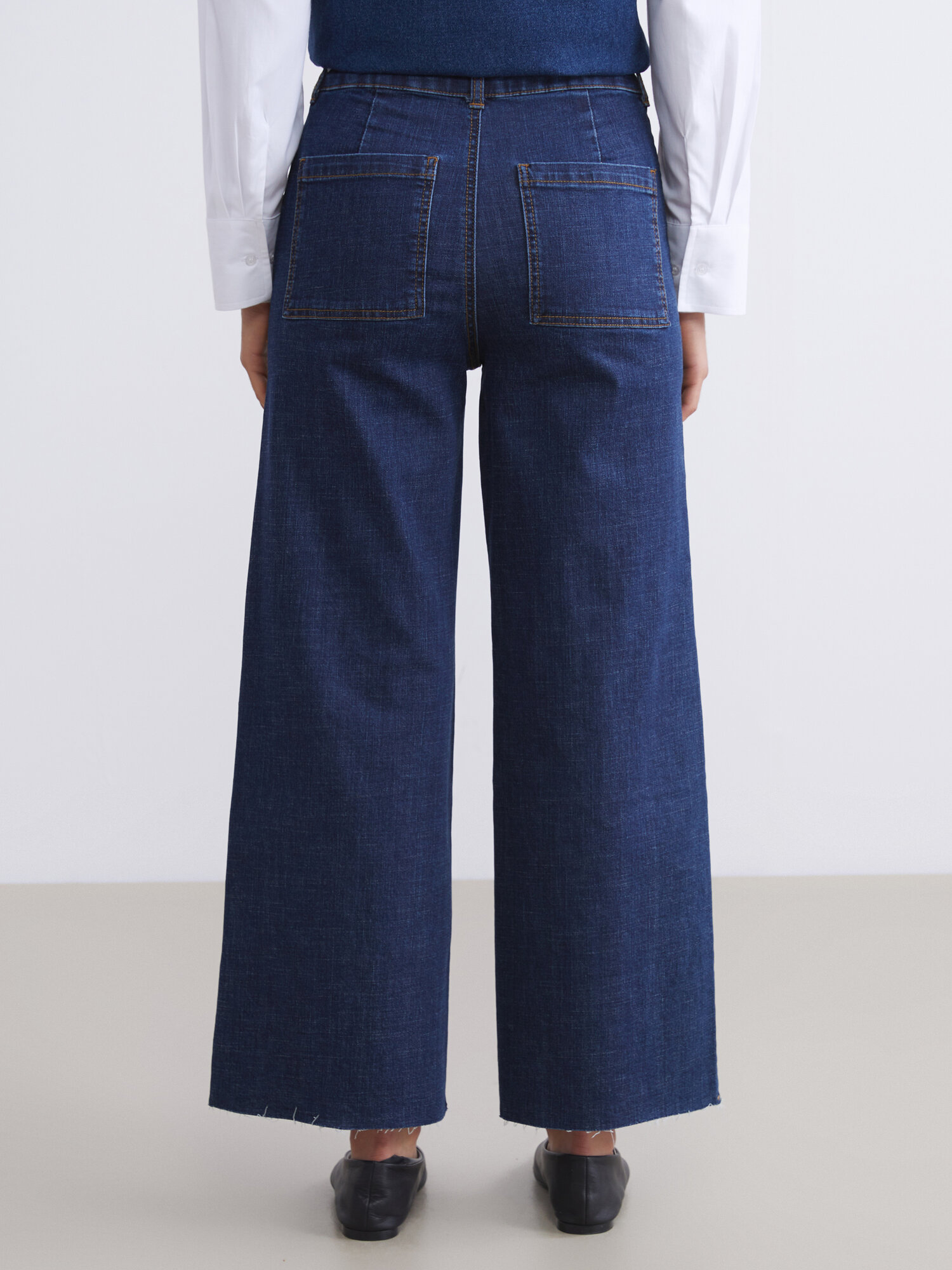 Джинсы широкие 