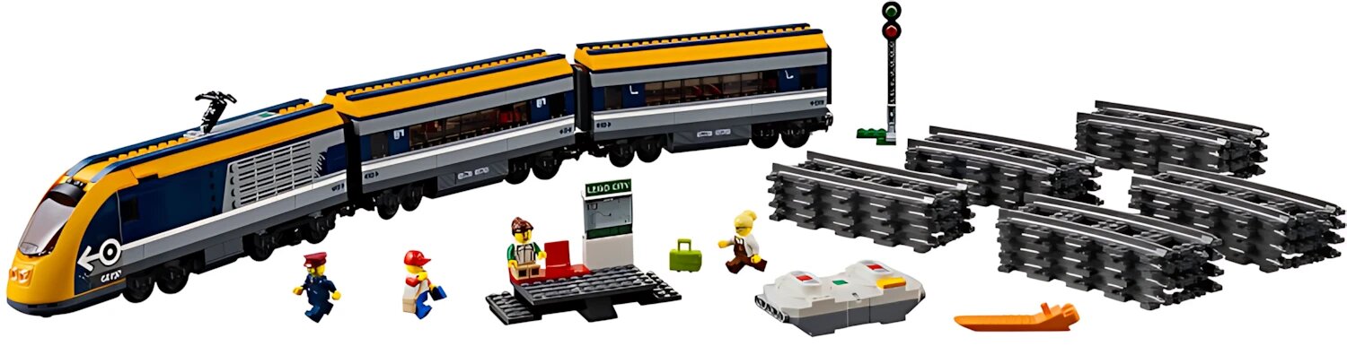Конструктор Lego City 60197 Пассажирский поезд Used