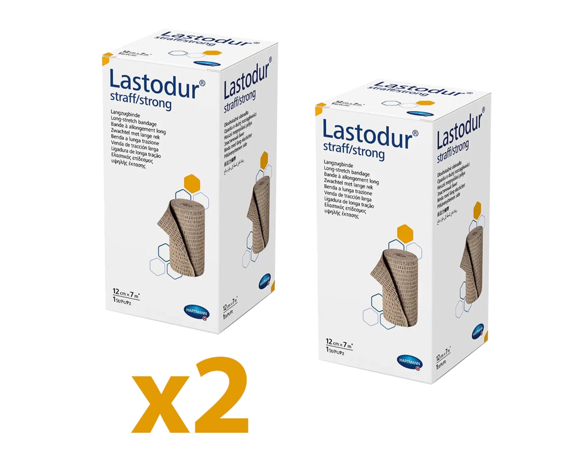 Бинт компрессионный Hartmann Lastodur Strong 12см х 7м (2шт, 2уп)