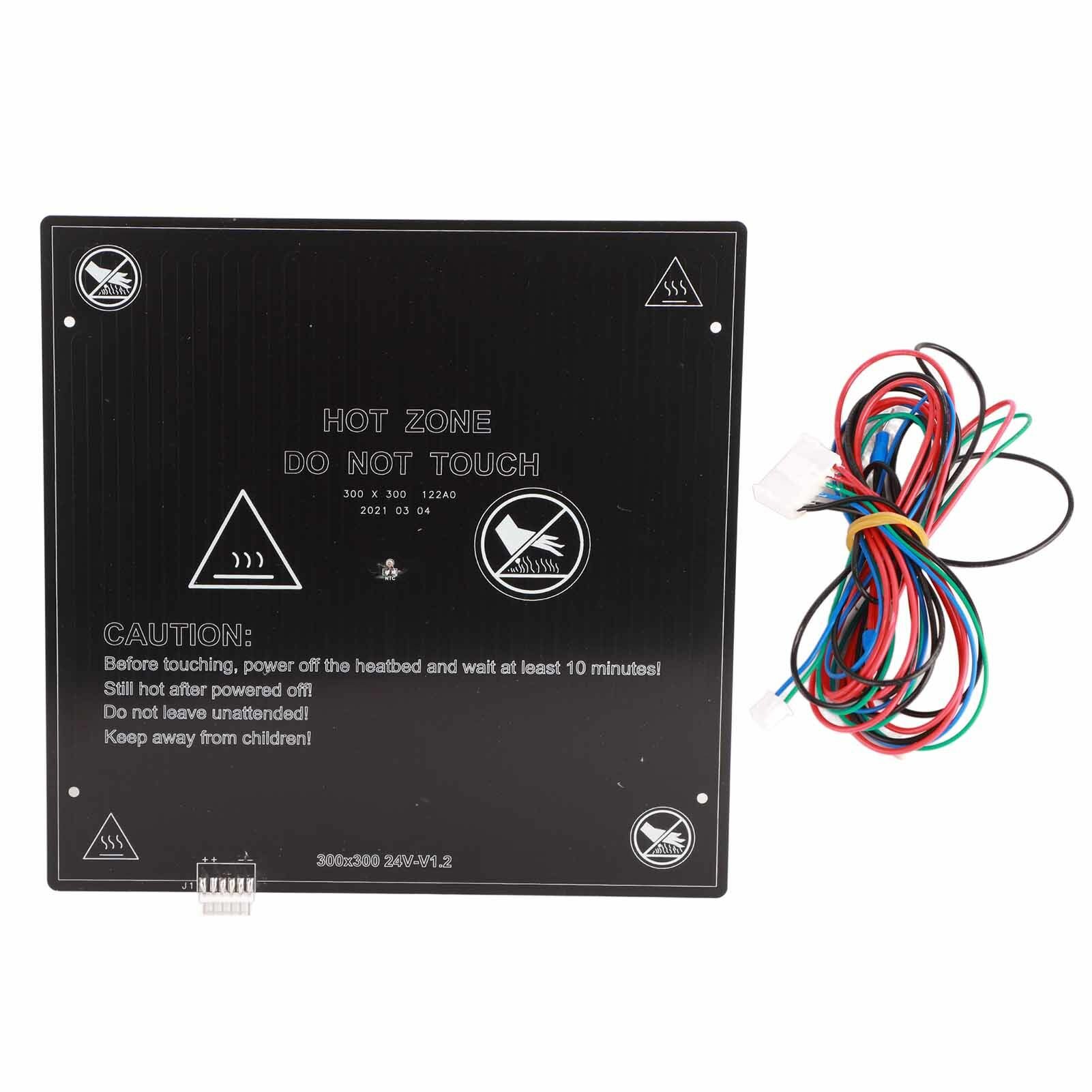 3D-принтер с горячей кроватью, алюминиевая пластина, позолота, тепловая платформа для 3D-принтера ANET, 24 В