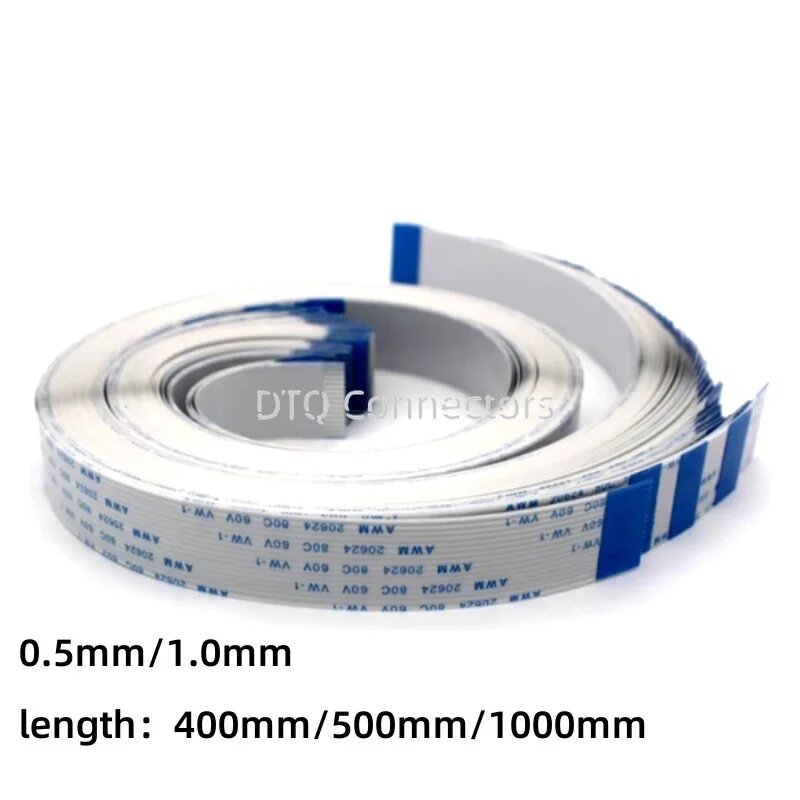 FFC FPC плоский гибкий кабель 4/5/6/8/10/12/14/16/18/20/22/24/26/28/30/32/34/36/38/40/45/50/54/60 Pin (2 шт.)