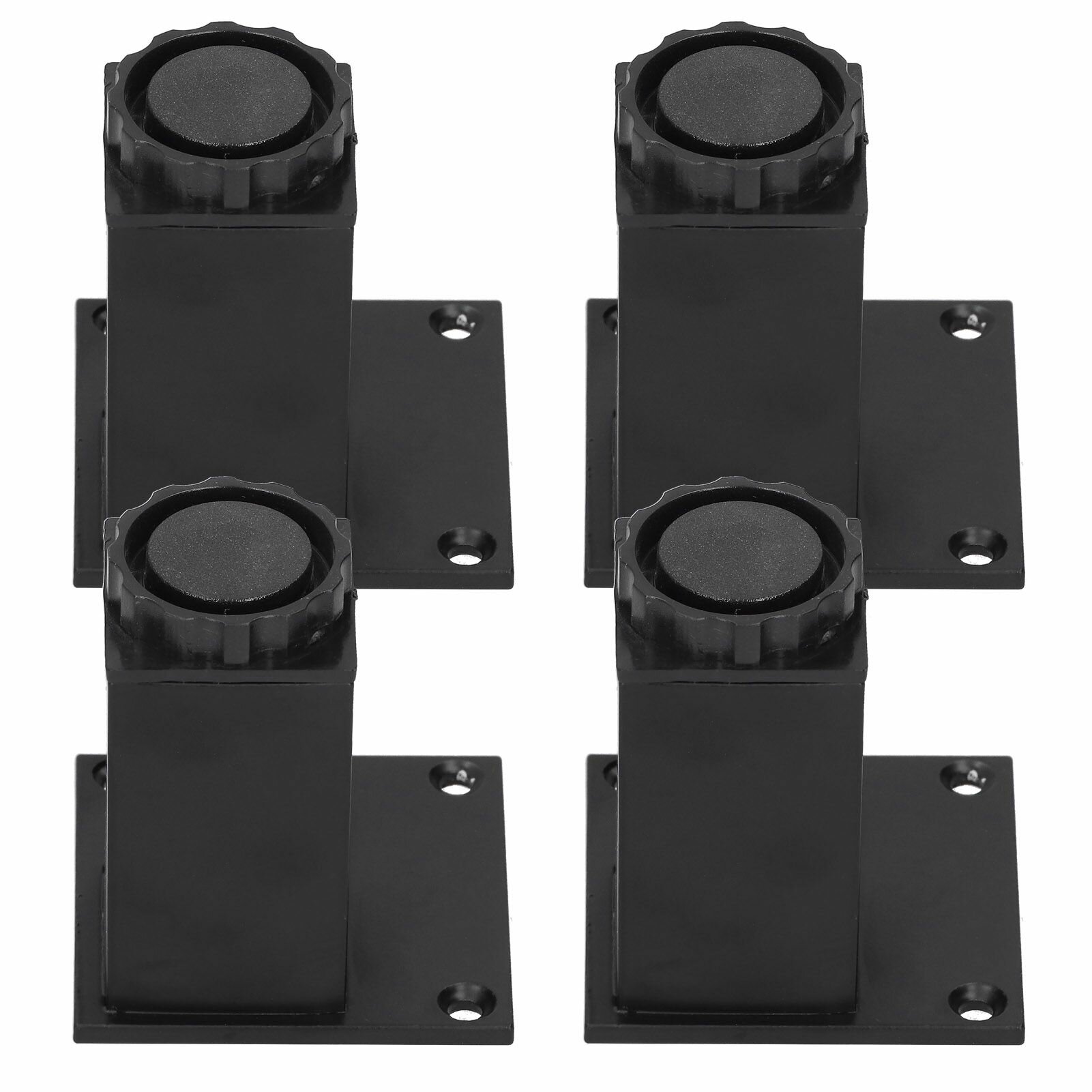 4 шт. регулируемые ножки для мебели 80 мм, квадратная опора из алюминиевого сплава для дивана, шкафа, стула, стола, высота ножек