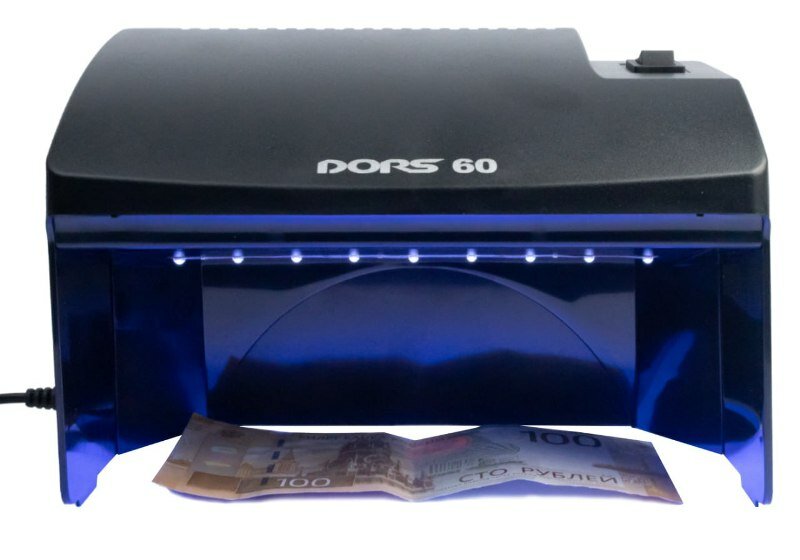 Детектор банкнот DORS 60 (черный)
