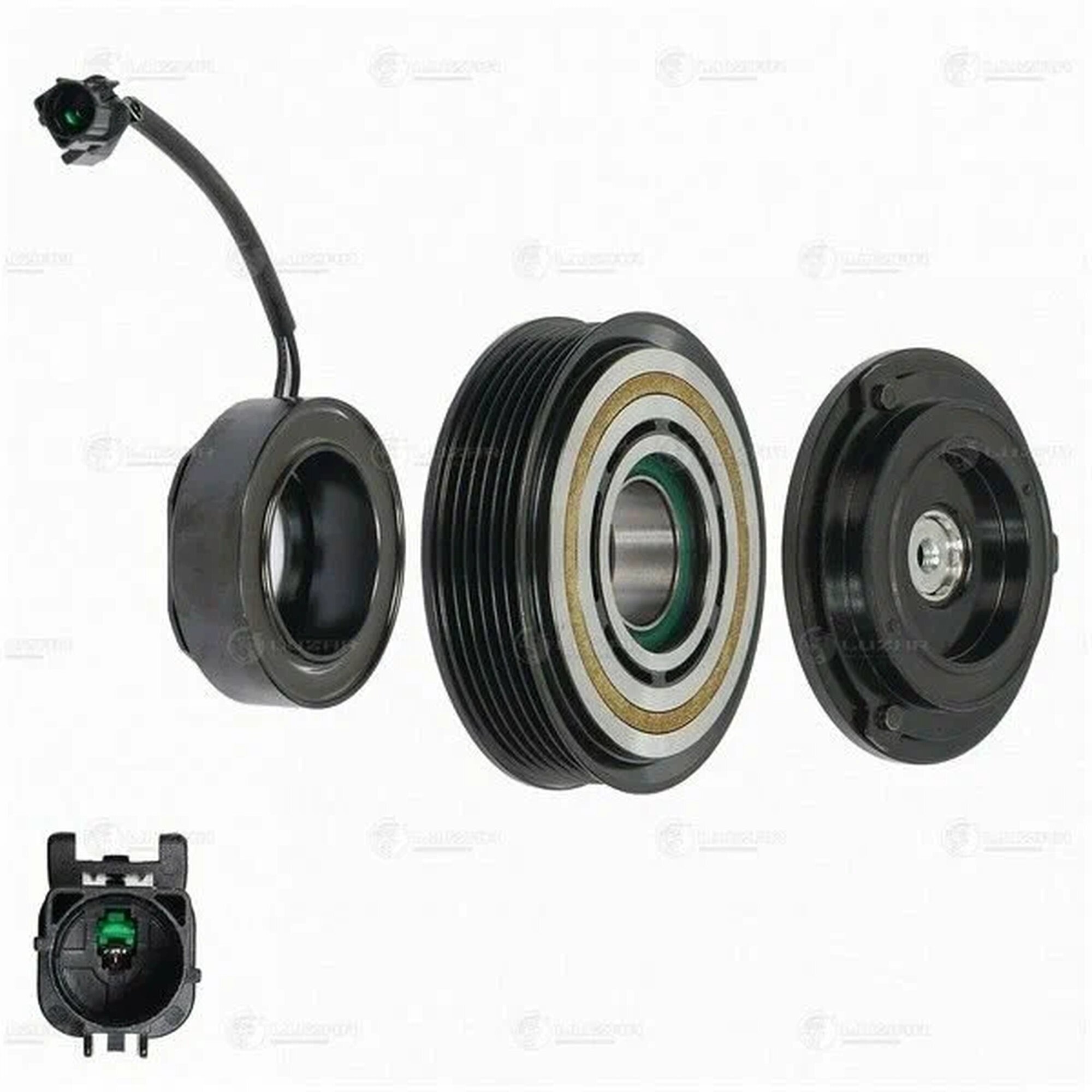 Муфта компрессора кондиционера Luzar LMAC0801 для Hyundai Solaris, Kia Rio