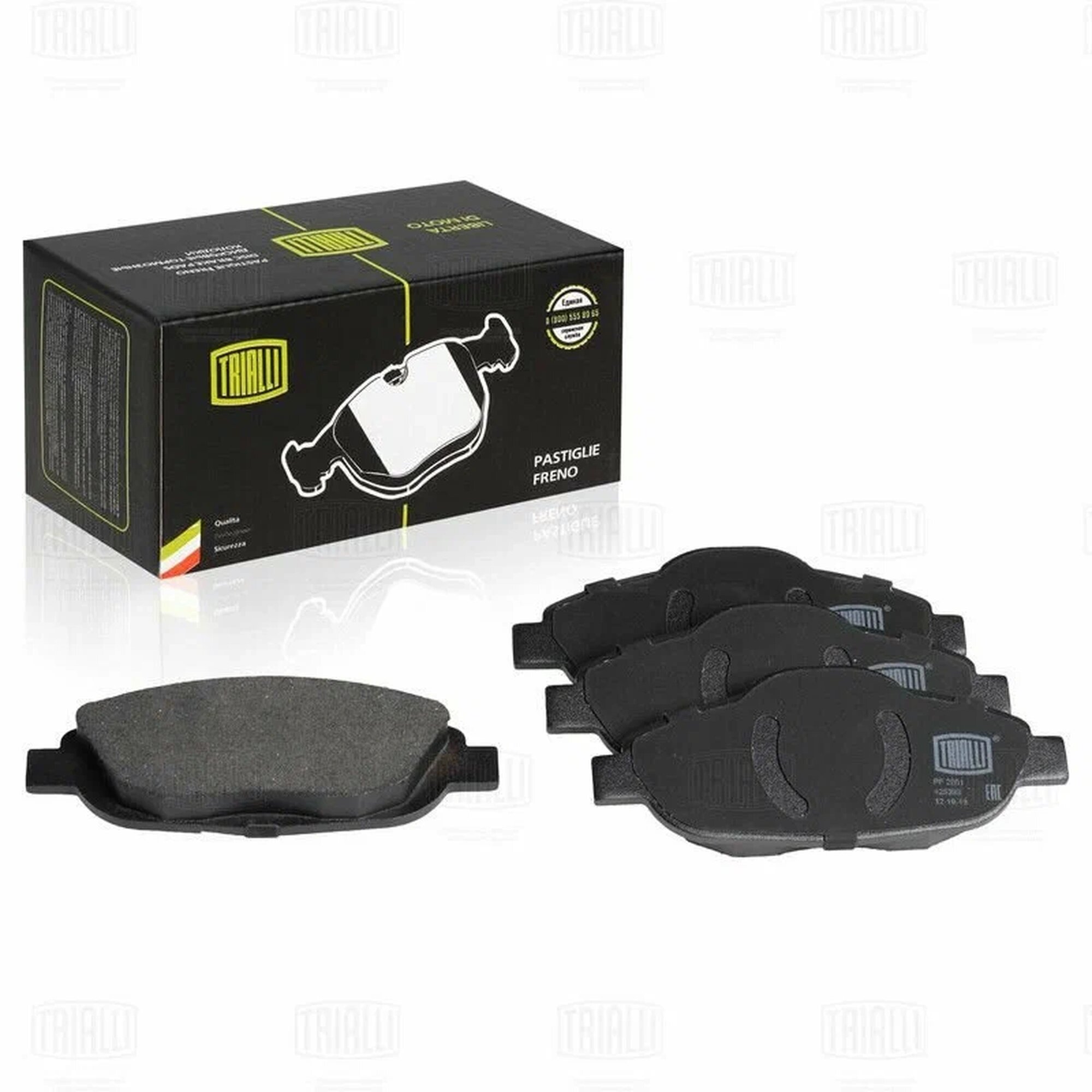 Колодки тормозные дисковые передние TRIALLI PF2001 для а/м PEUGEOT 308/3008