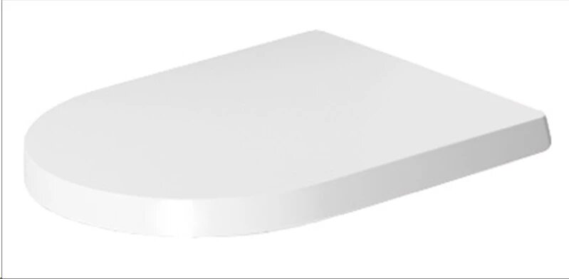 Duravit darling new starck 2 сиденье для унитаза (softclose), петли сталь цвет: белый (со склада с унитазами 254909 213809 254509) (спеццена) 0069890000 69890000
