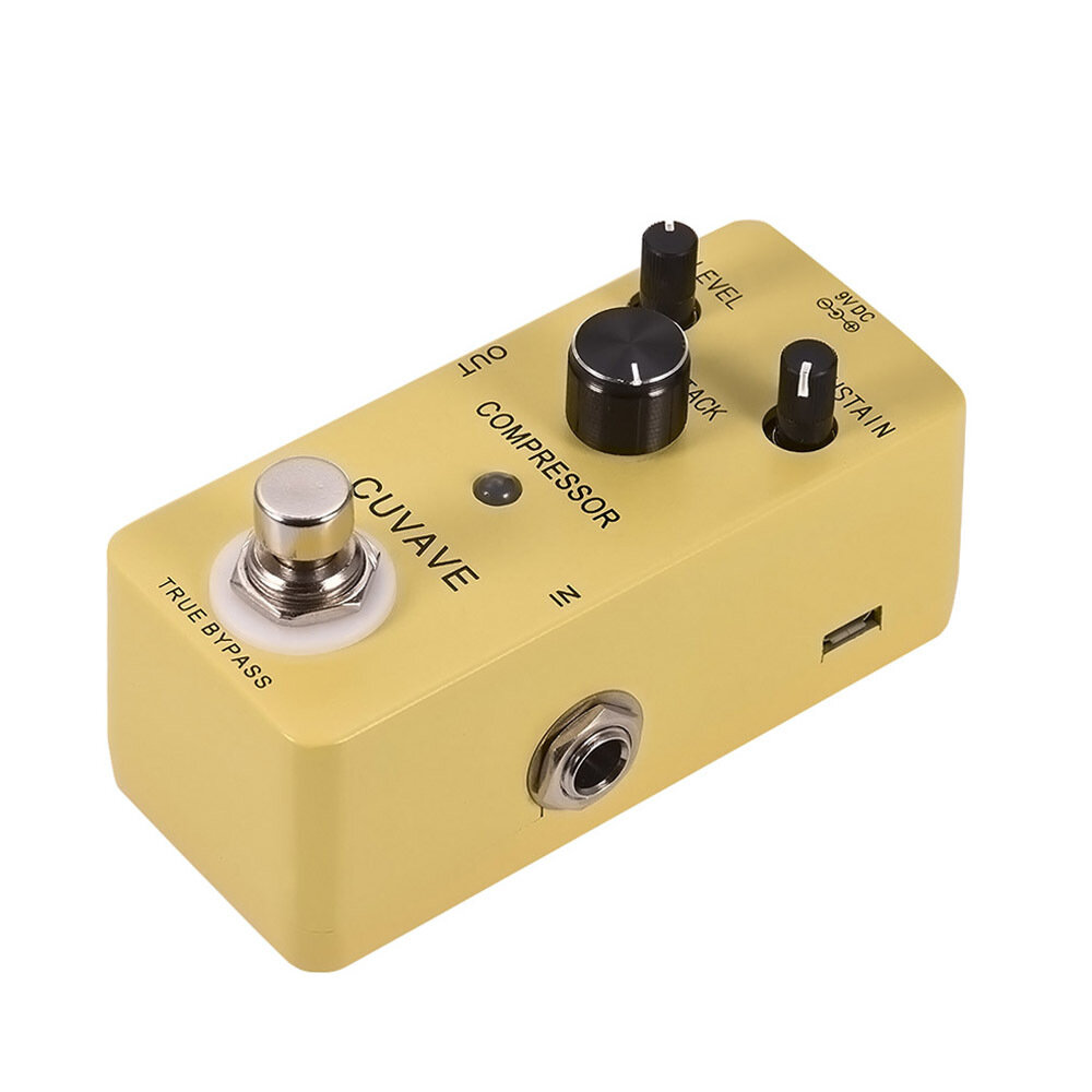 CUVAVE COMPRESSOR Классическая педаль эффектов гитары Compress Корпус из цинкового