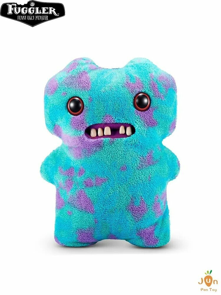 Плюшевые игрушки Spin Master Fuggler Big Fugg Gaptooth McGoo / детские игрушки высотой 45 см из синего плюша, подходящие в качестве подарок на день рождения