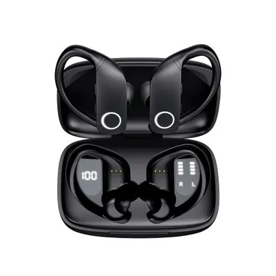 Беспроводные bluetooth наушники, 50 - часовой перелёт, глухая связь, высокое качество звука, применяемые для движения/упражнения/вождения/офиса