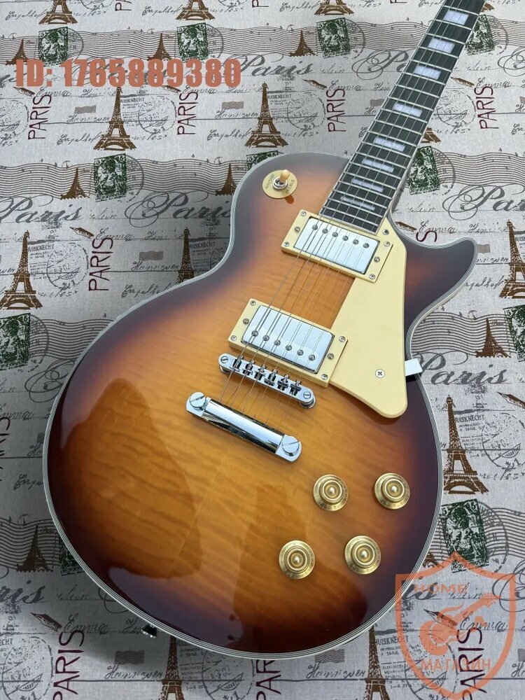 GIBSO Электрогитара электрогитара/гитара для начинающих 6-струнная, корпус Махагони 39"