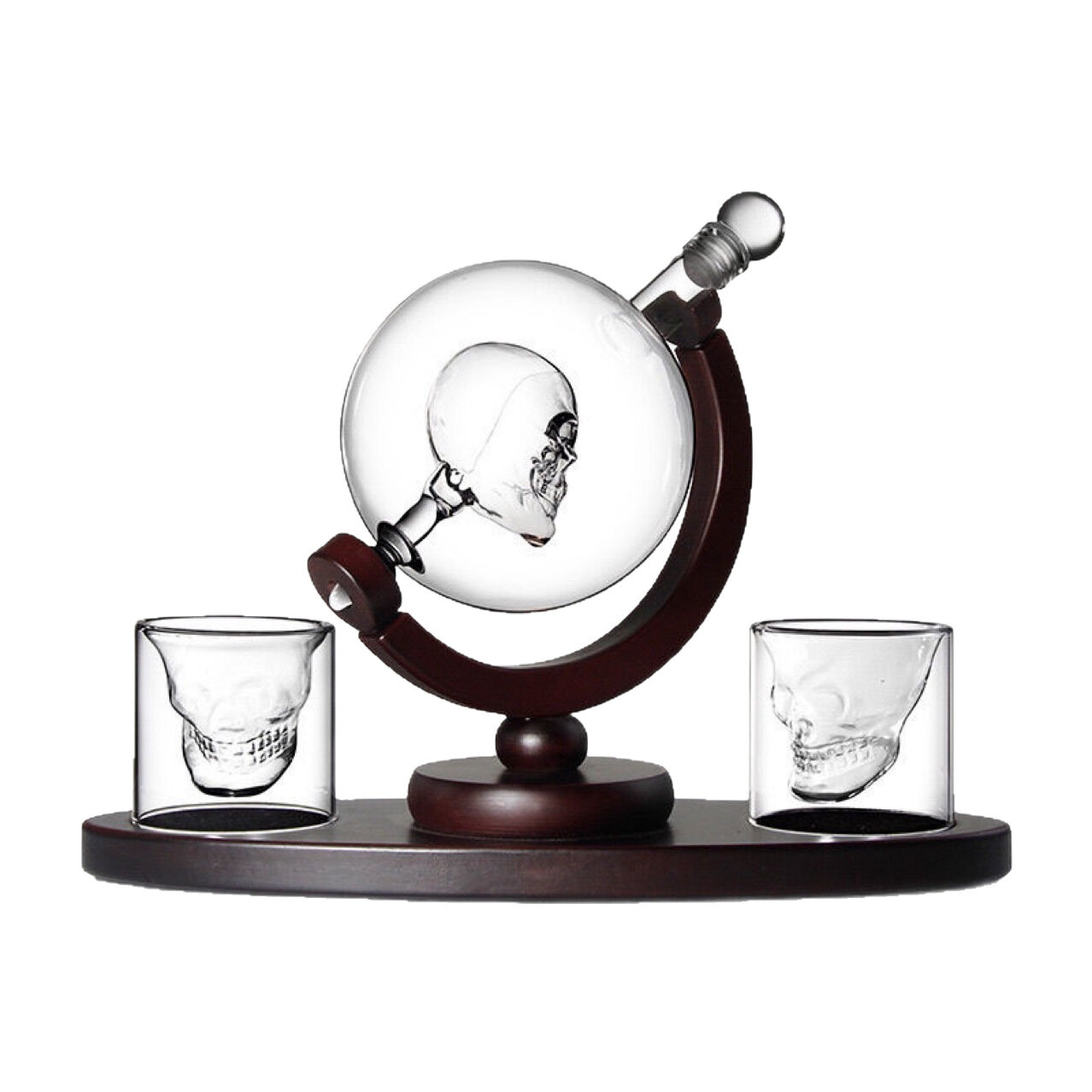 Графин для красного вина, два бесплатных бокала для вина, подходят для красного вина, водки и винных бутылок