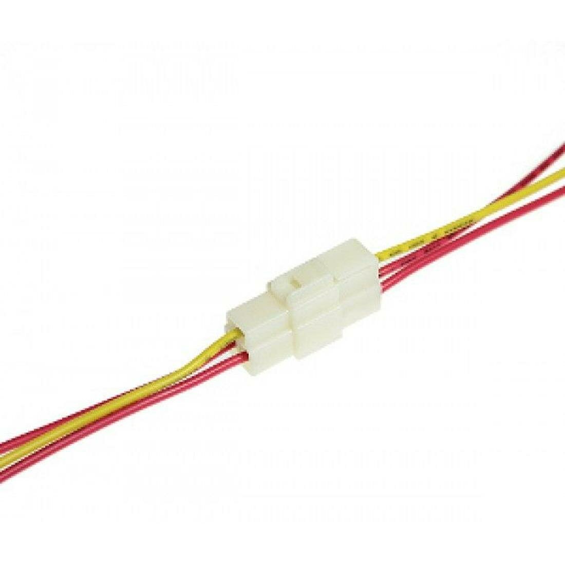 Колодка соединительная 3х конт. 6,3 мм (м+п) с проводами TM Nord YADA (904353)