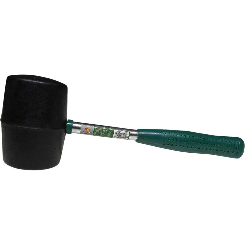 Киянка резиновая черная wynns 500г с металлической ручкой W0161B, из металлической