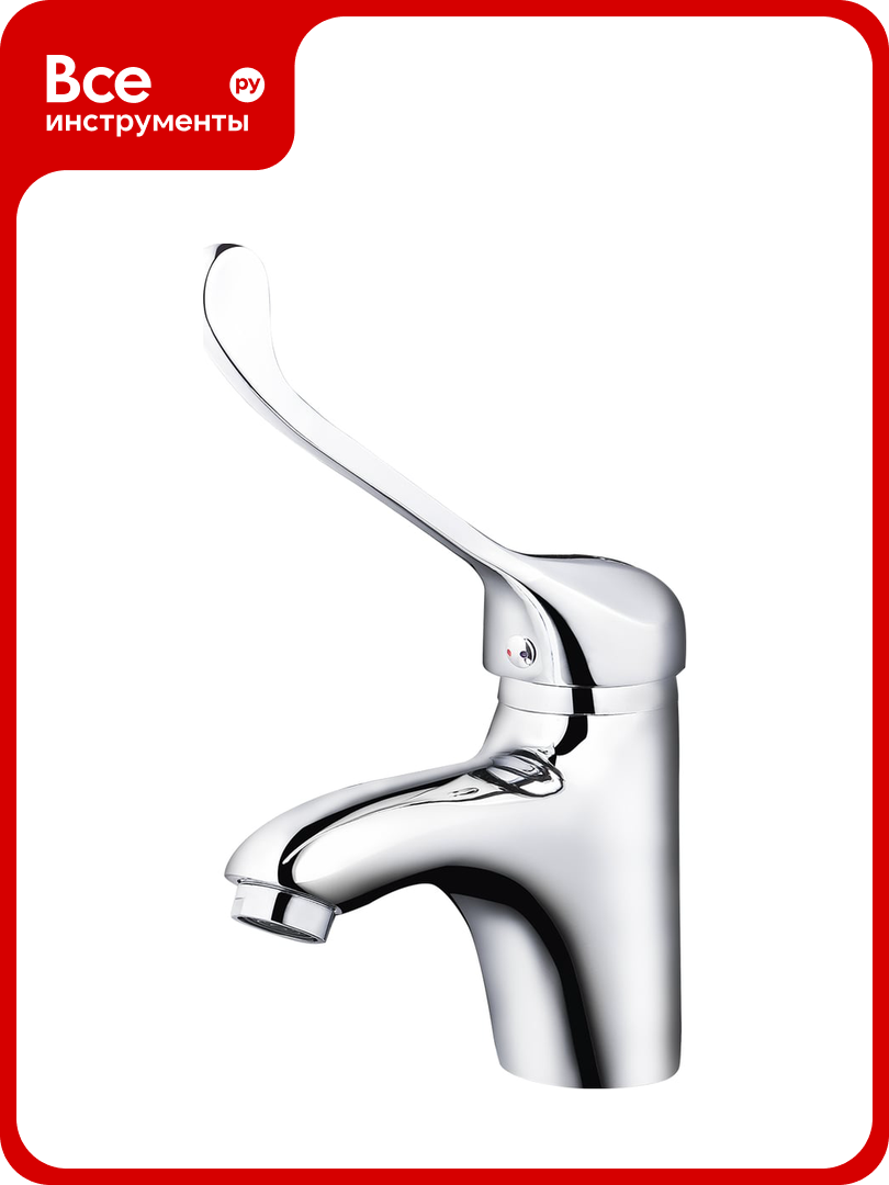 Хирургический смеситель для раковины Ekko E10054, для крепления раковину или прилегающую поверхность столешницы