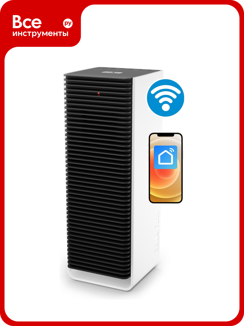 Керамический обогреватель Stadler Form Sam white, напольный, электронное управление, автоматическое выключение