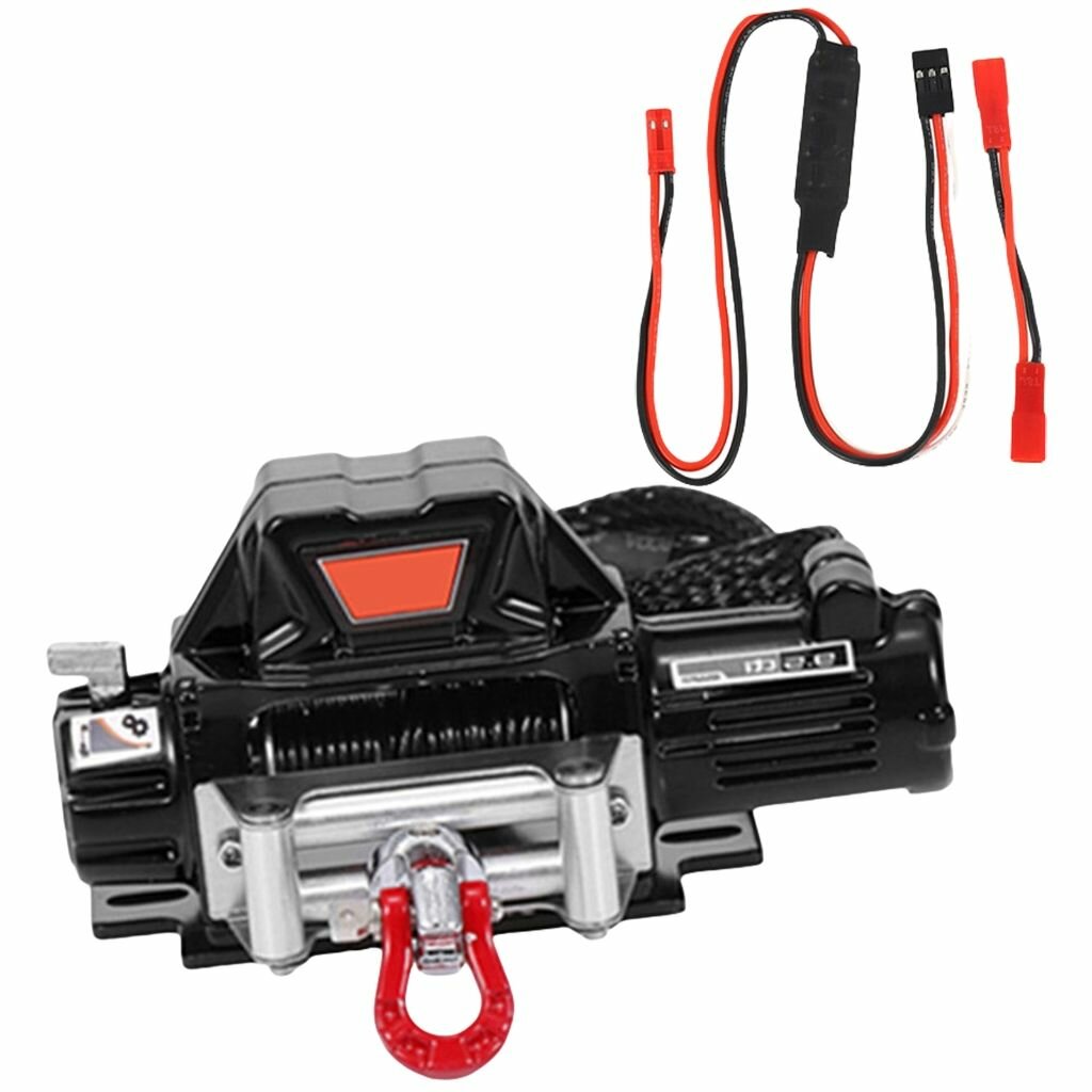 Лебедка для моделирования скалолазания радиоуправляемой модели автомобиля + кабель дистанционного управления CH3-черный