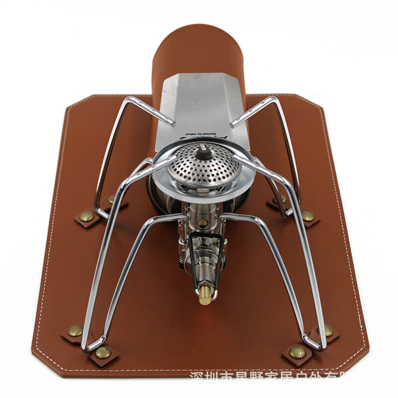 Коврик для газовой плиты-паука, съемный, темно-коричневый, 30x20 см