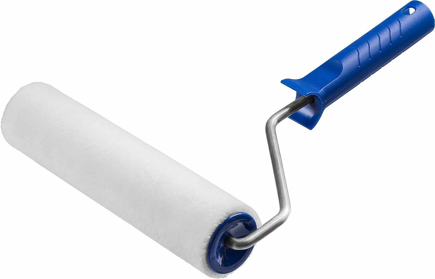 Малярный валик ЗУБР велюр, 8 х 240 мм, бюгель 8 мм, акрил+шерсть 50/50, ворс 4 мм, лак+эмаль 03514-24