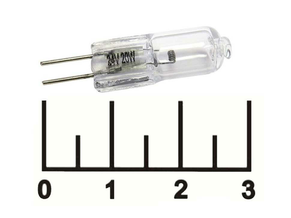 Лампа КГМ 24V 20W G4