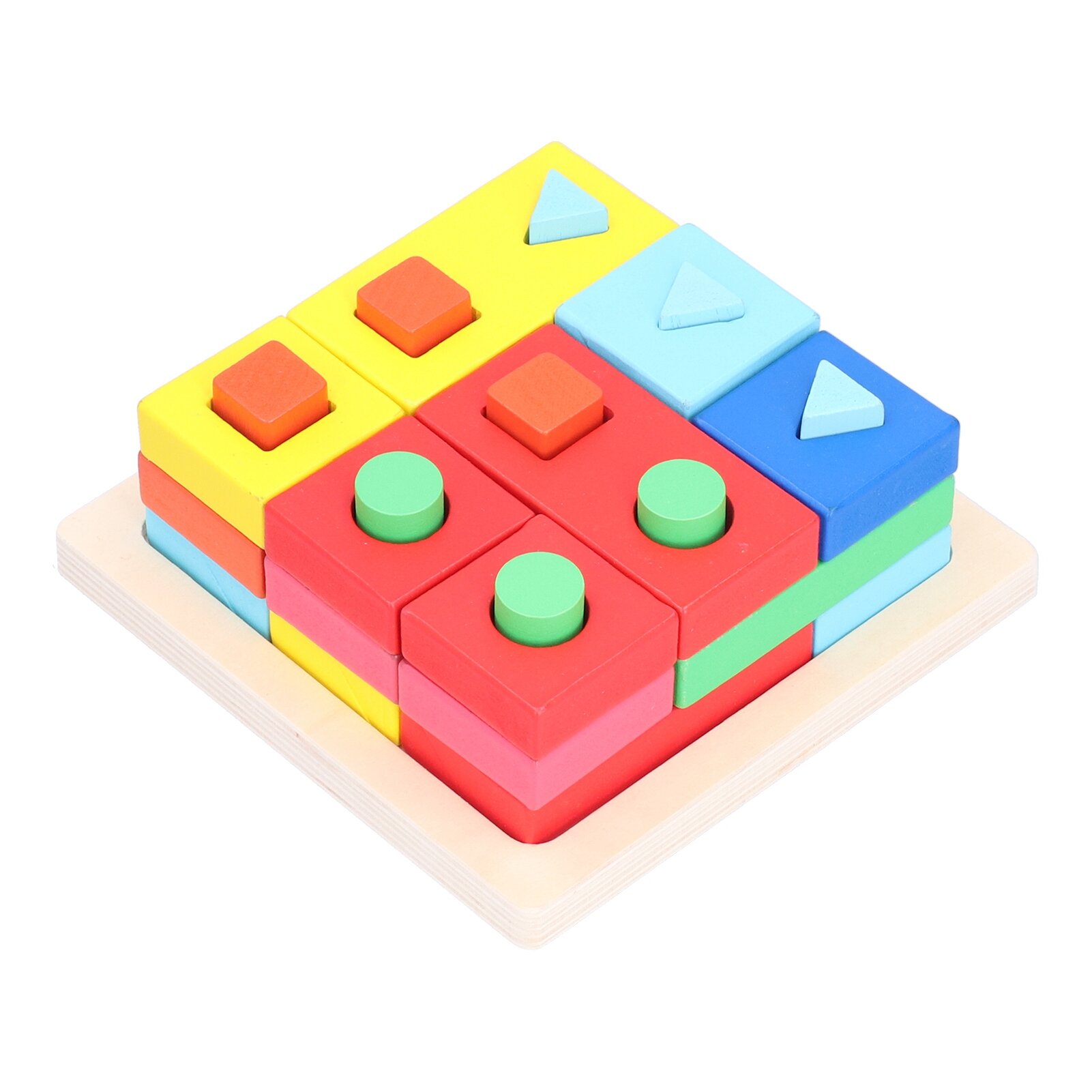 Детские деревянные геометрические игрушки для сортировки и складывания: доска, формы, цвет, подбор б