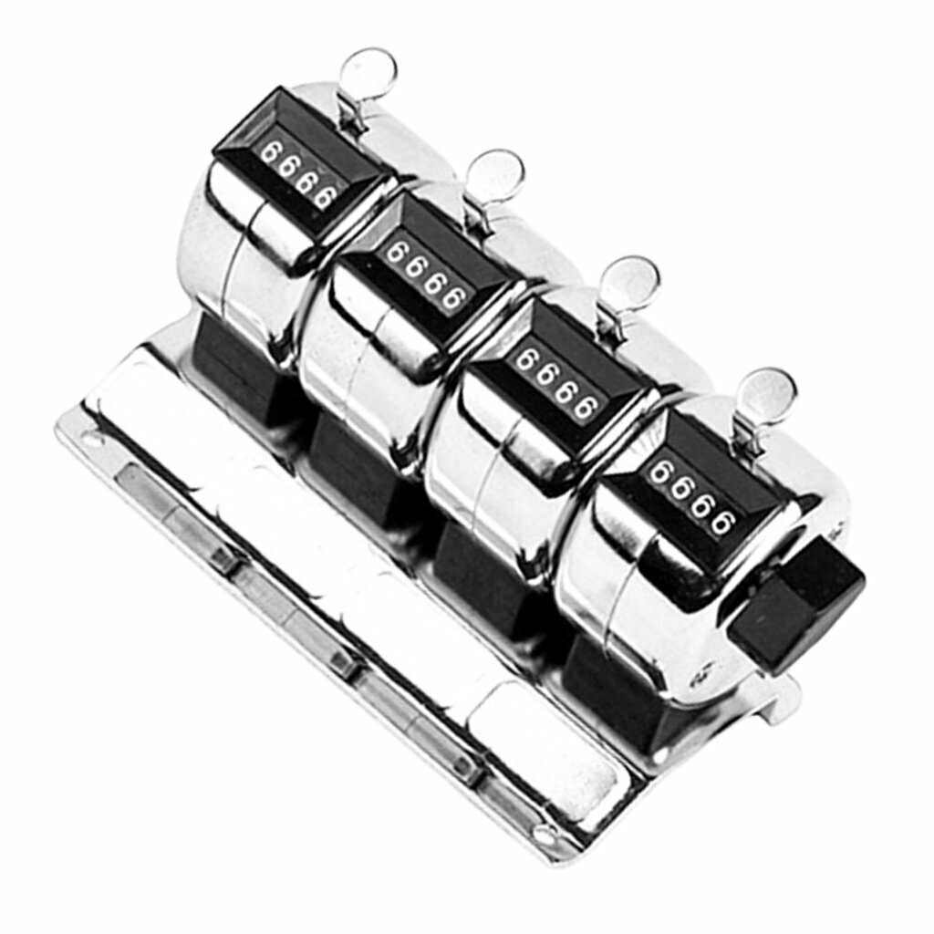 Ручной Счетчик Щелчков Из Нержавеющей Стали Ручной Механический Подсчетный Инструмент С Ручкой Сброса Для Спортивных Подсчетов Научных Исследований