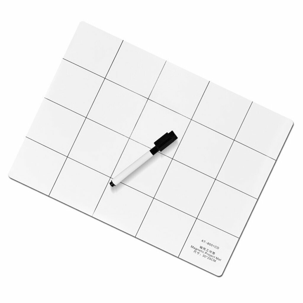 Магнитный Рабочий Коврик Резиновый Магнит с Печатью на Ламинированной Бумаге Общий Магнитный Проектный Коврик для Ремонта Мобильных Телефонов