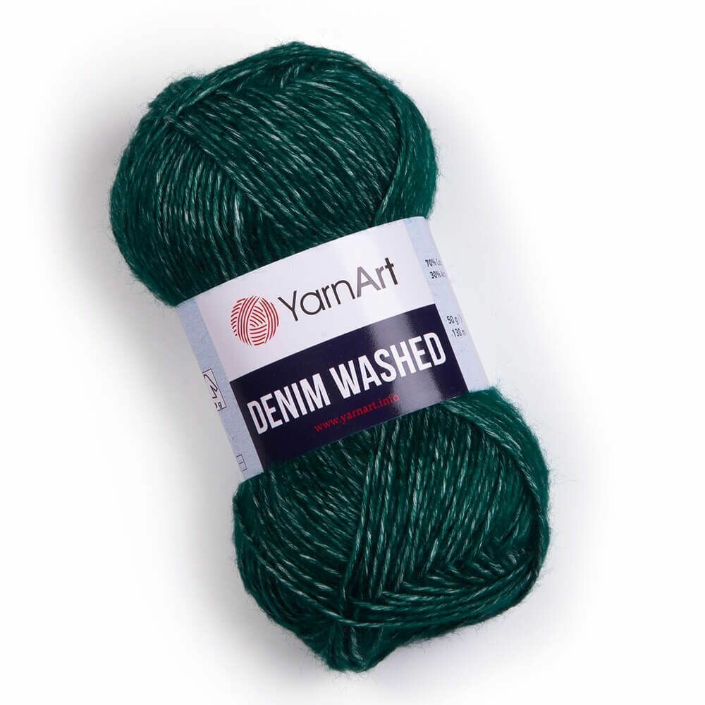 Пряжа Denim Washed (YarnArt), трава - 924, 70% хлопок, 30% акрил, 10 мотков, 50 г, 130 м.